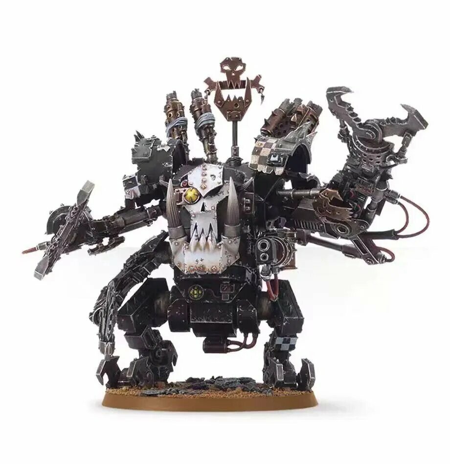 Смола Миниатюра Warhammer 40000 Ork Deff Dreads / миниатюр для настольной игры Упражнения для раскрашивания