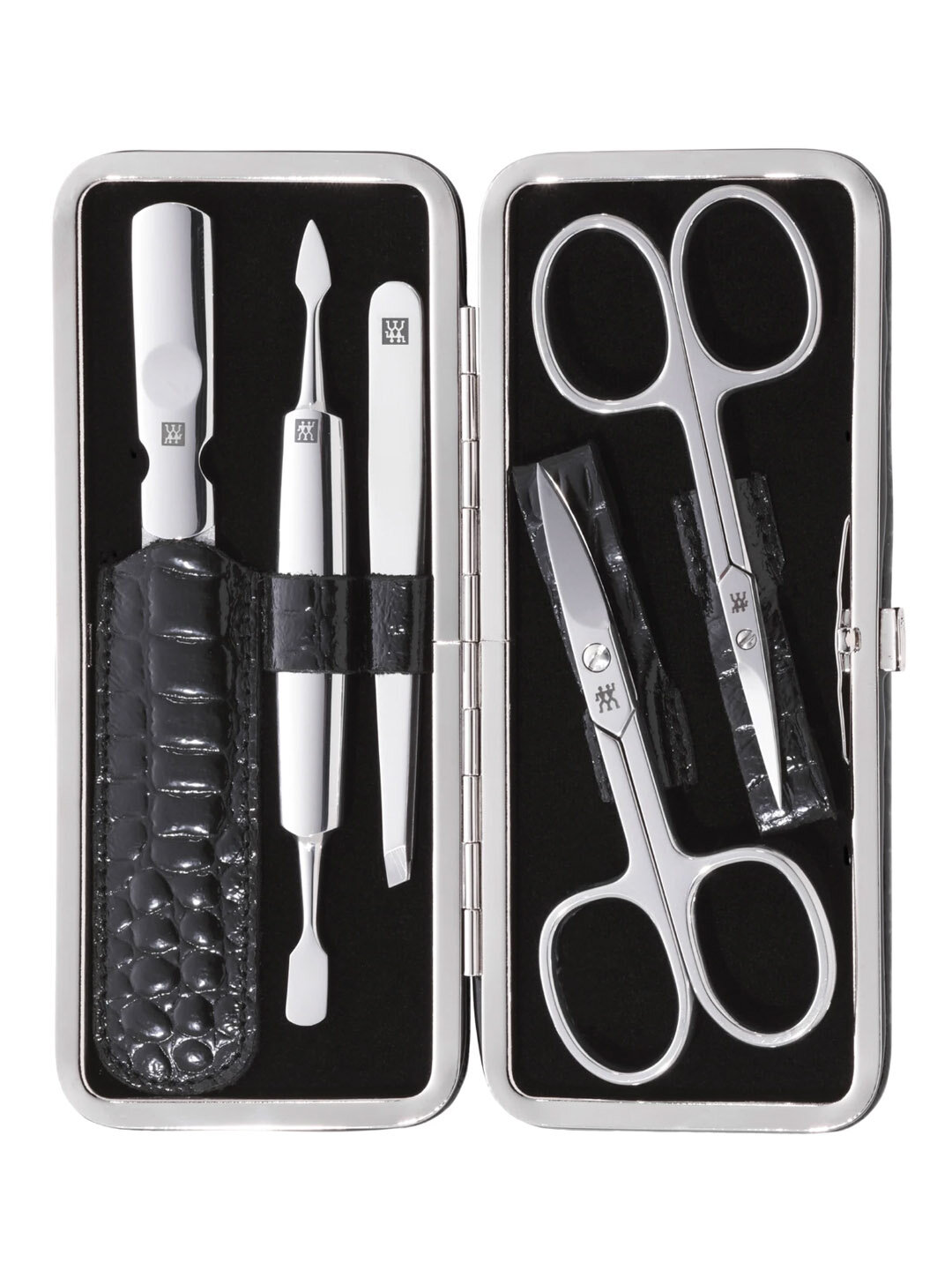 Маникюрный набор Zwilling Inox 5 предметов, черный, нержавеющая сталь