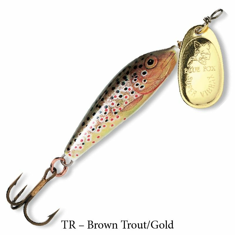 Блесна вращающаяся Blue Fox Vibrax Minnow Spin 2 TR 3.5 гр