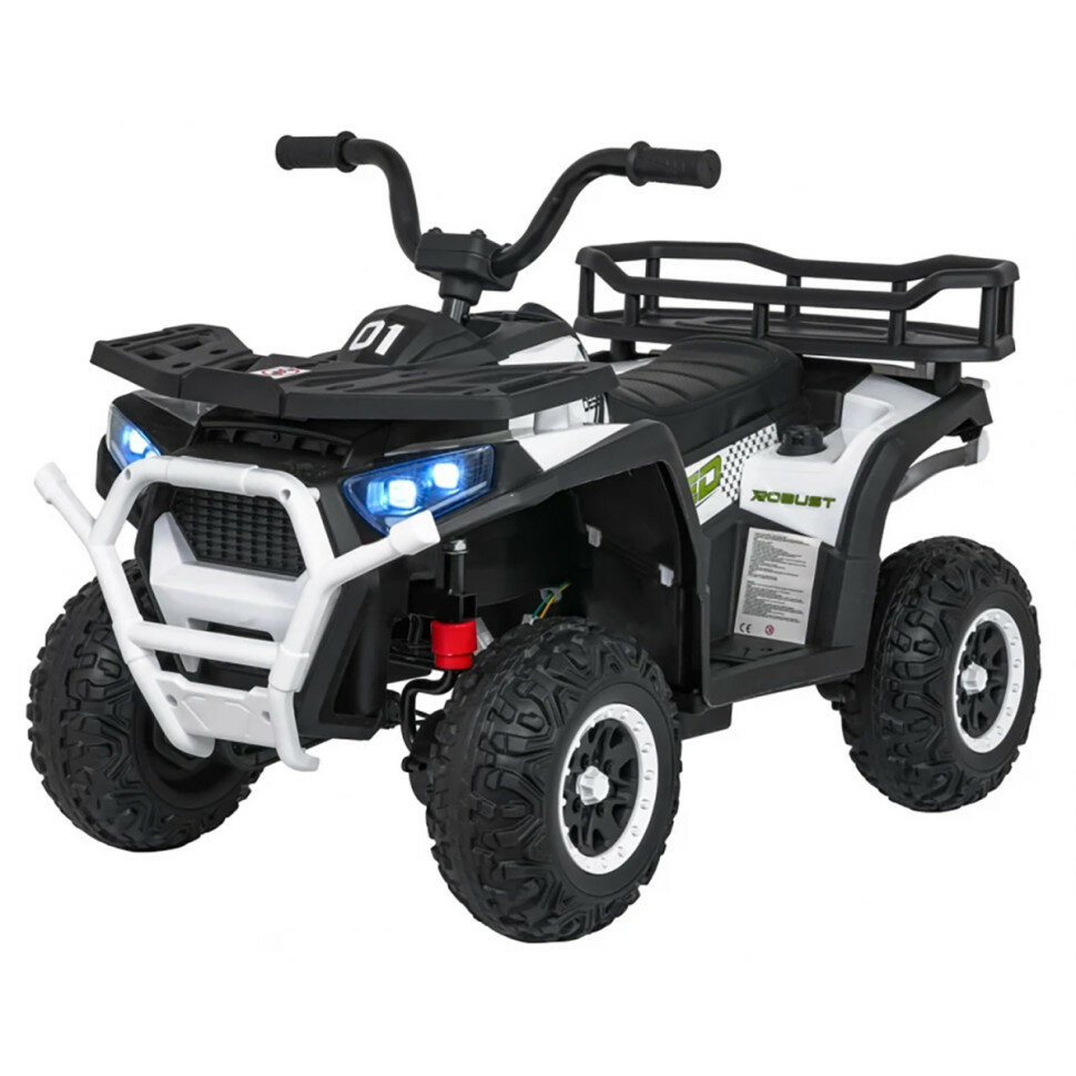 Детский электромобиль квадроцикл X-Robust (белый, 24V, 4WD, пульт, EVA) - XMX651-24V-4WD-WHITE