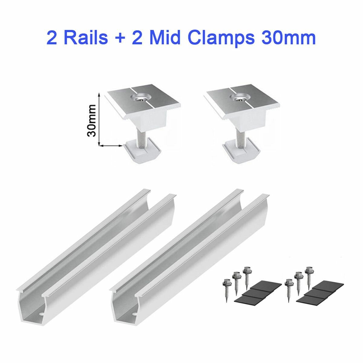 Кронштейн для крепления солнечной панели, крепление для модуля, 30 мм