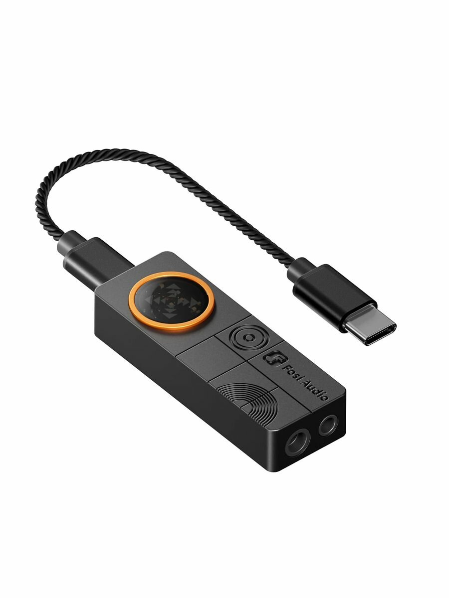 Fosi Audio DS3, черный, портативный усилитель и ЦАП