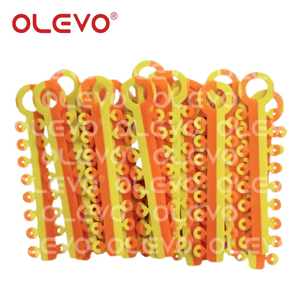 OLEVO Эластичные лигатуры для брекетов 320 шт. Color 53