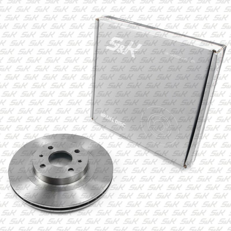 Диск тормозной передний вентилируемый S&K SKBD1251 Lada 2110-2112 1995-2008, Granta 2011->, Kalina I-II 2004->, Priora 2008-2015
