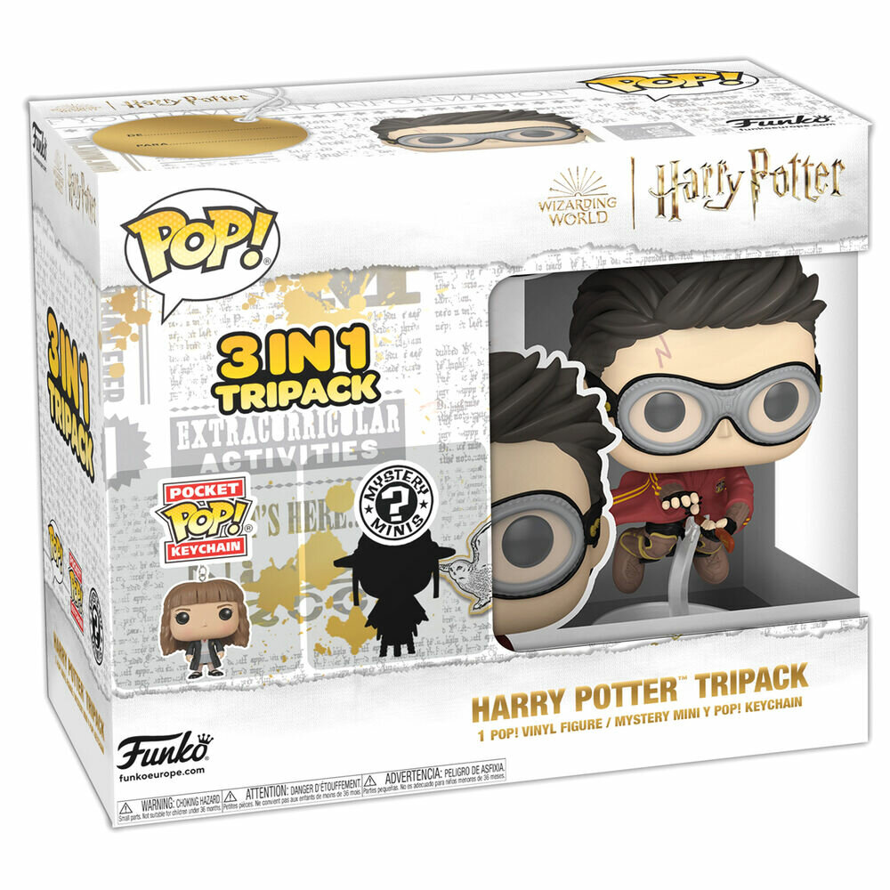 Набор подарочный "Гарри Поттер" 3-в-1 от Funko Pop! коллекционный (Фигурка Фанко Поп)