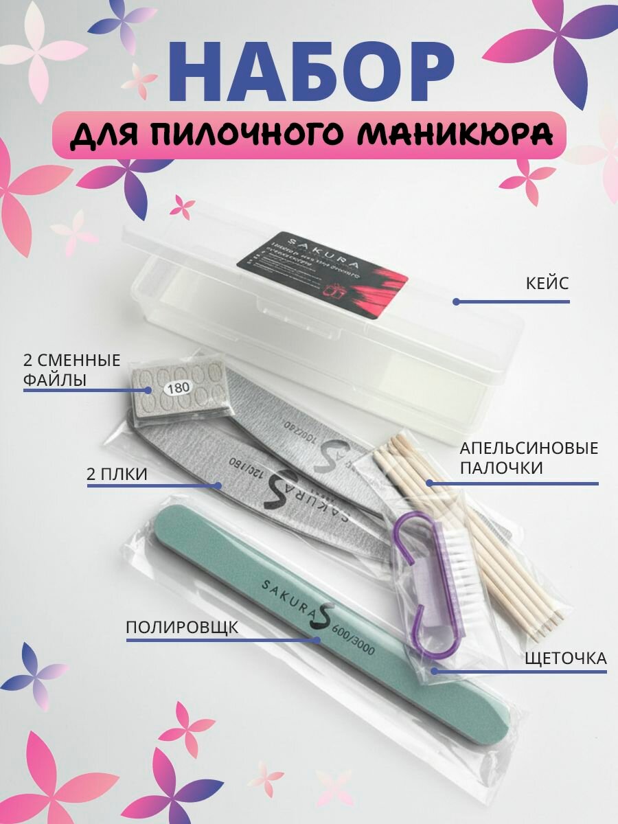 Набор для пилочного маникюра Sakura