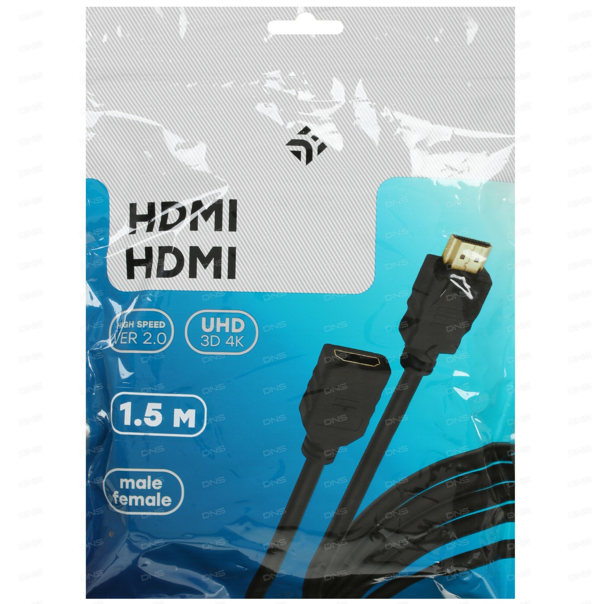 Кабель DEXP HDMI - HDMI, 1.5 м — фото 1