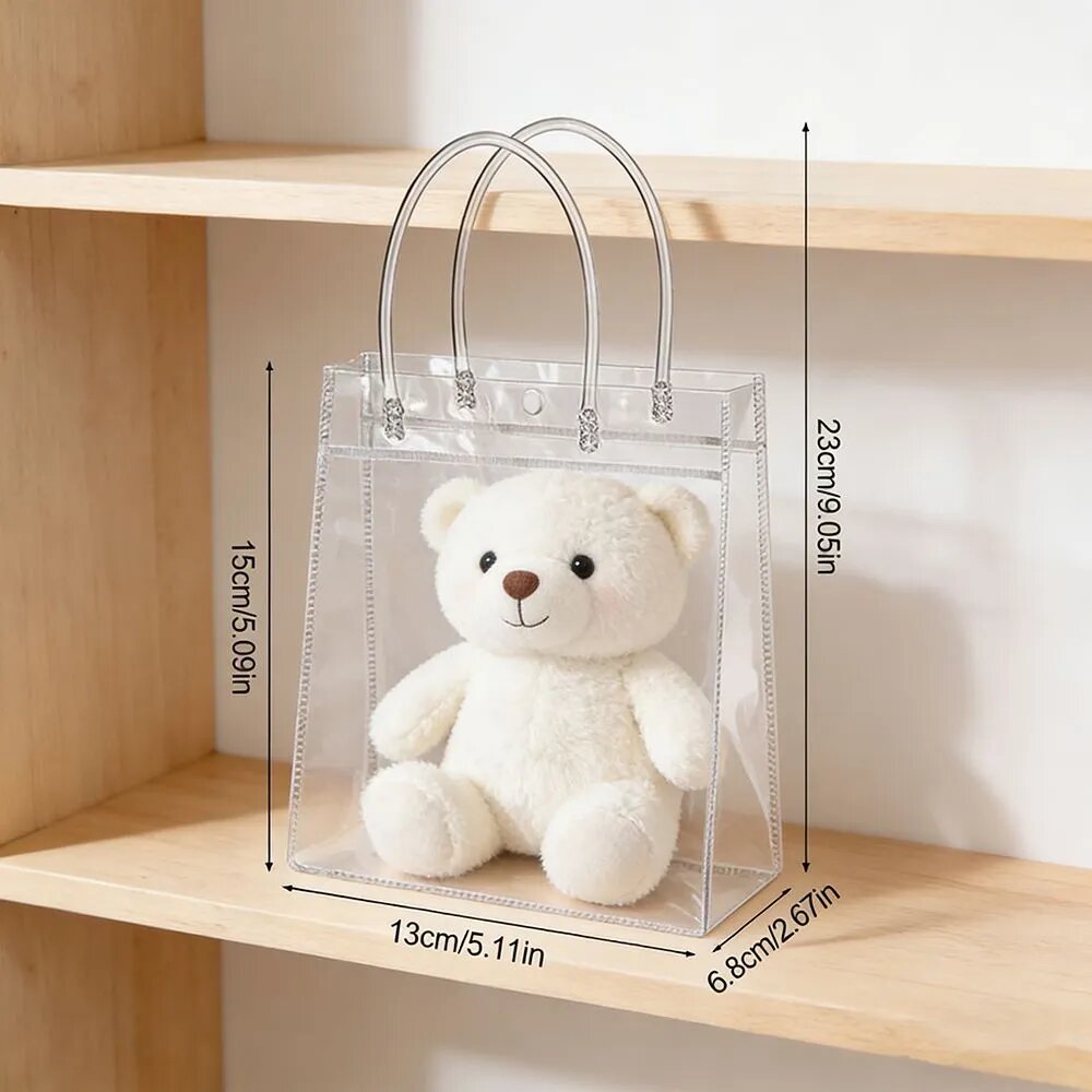 Сумка-тоут из 10шт ПВХ водонепроницаемая и прозрачная