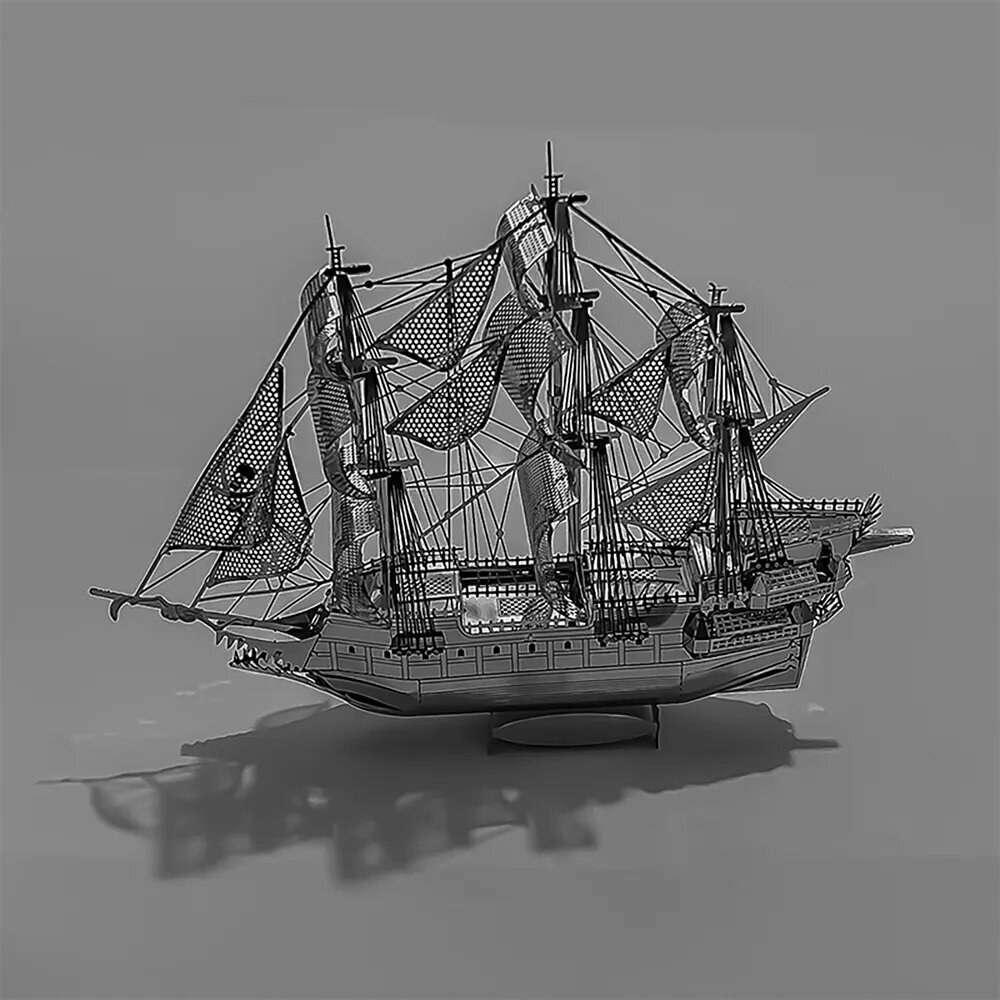 3D стереоскопическая головоломка из нержавеющей стали DIY креативная модель Летающий голландец