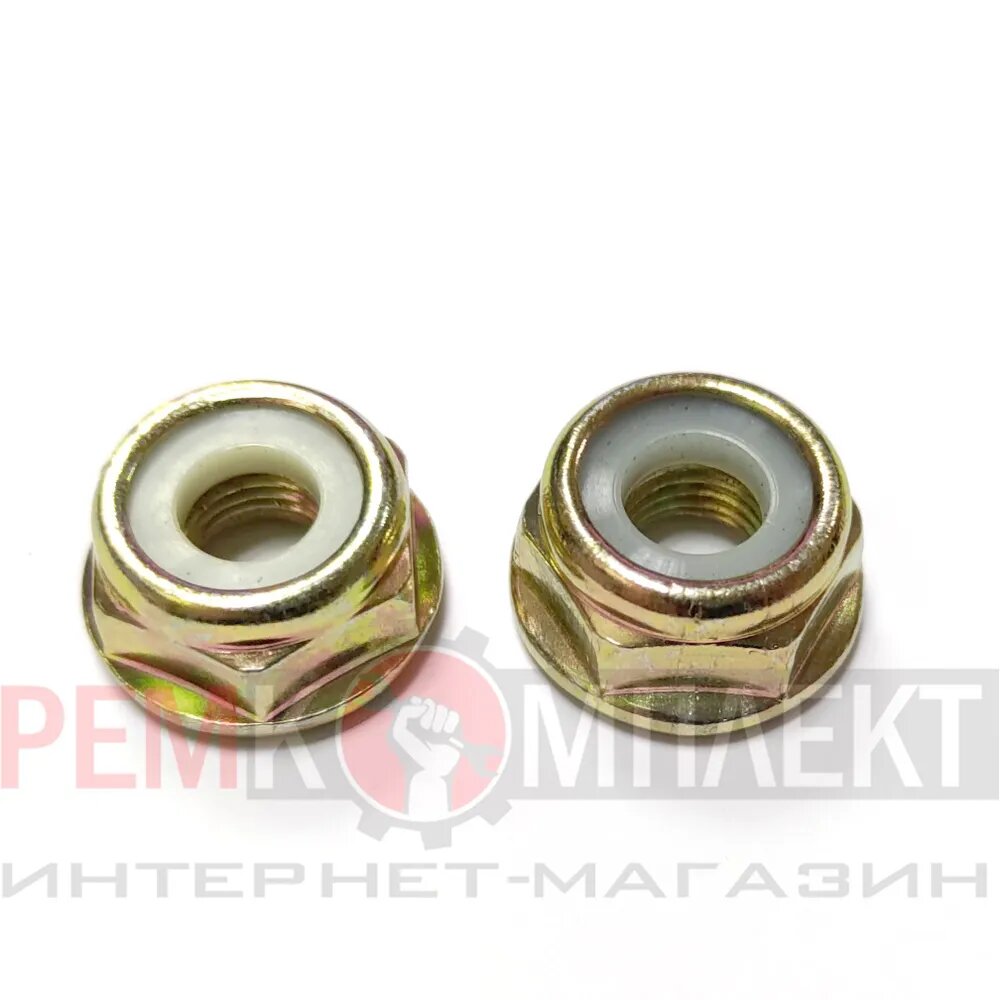 Гайка(2шт.) с прессшайбой для редуктора бензокос, левая резьба М10х1,25, 010168B 2шт.