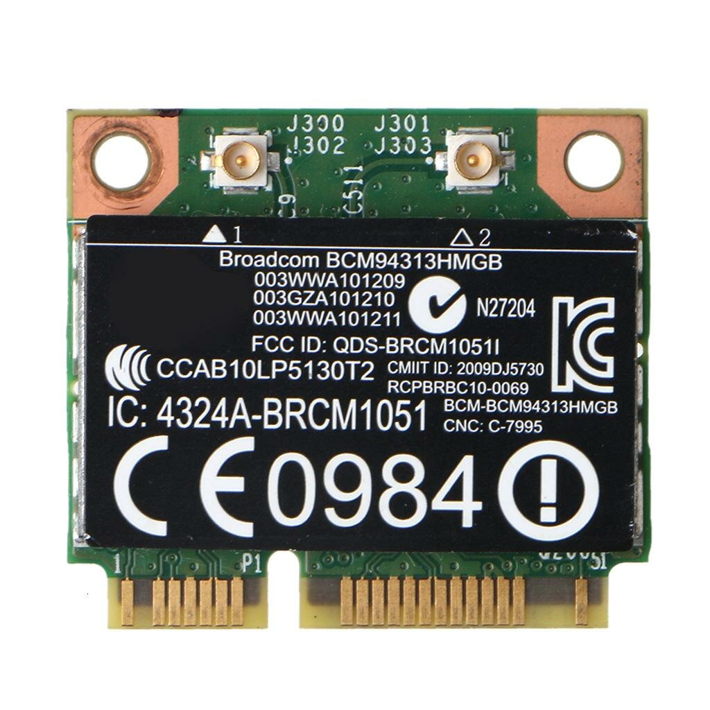 Беспроводная PCI-E карта WiFi и Bluetooth, Черный