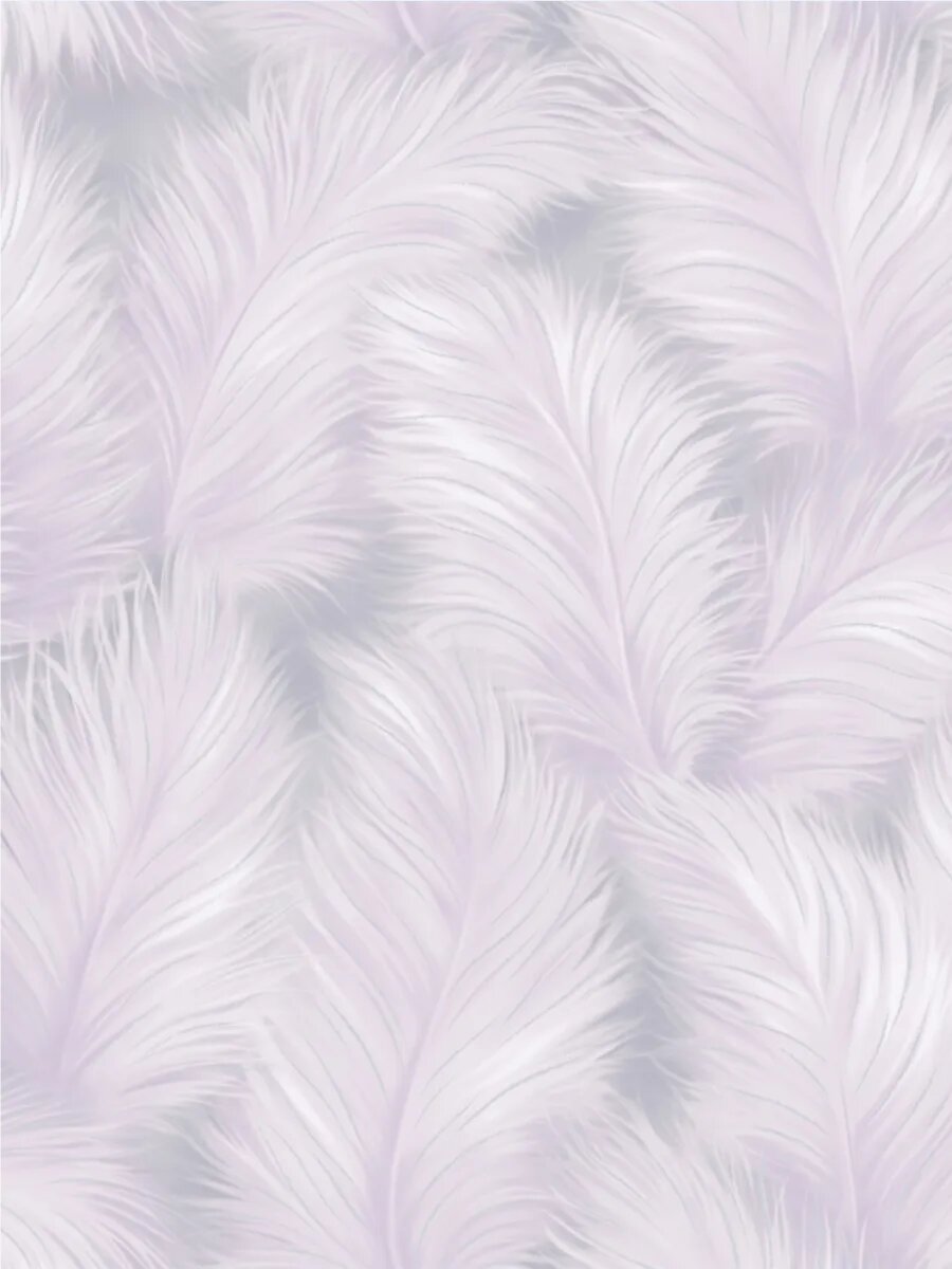 Обои метровые виниловые горячего тиснения с перьями
