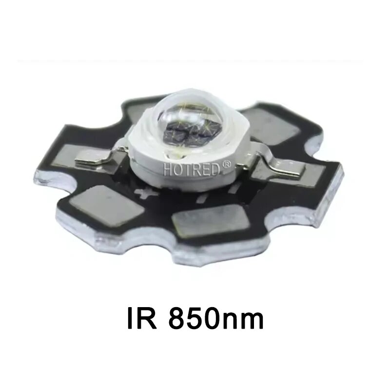 Светодиодный чип IR 850nm 5 Вт, Серый