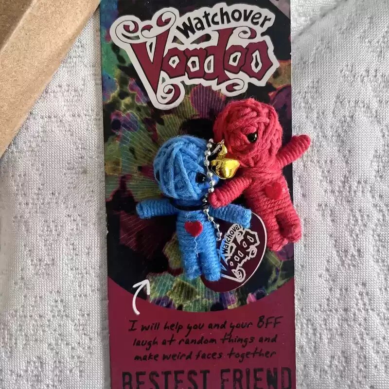 Коллекционная Плюшевая Кукла-ведьма-мумия Ручной Работы Из Серии Blessing Thread Doll С Карточкой Истории – Уникальный Подаро.