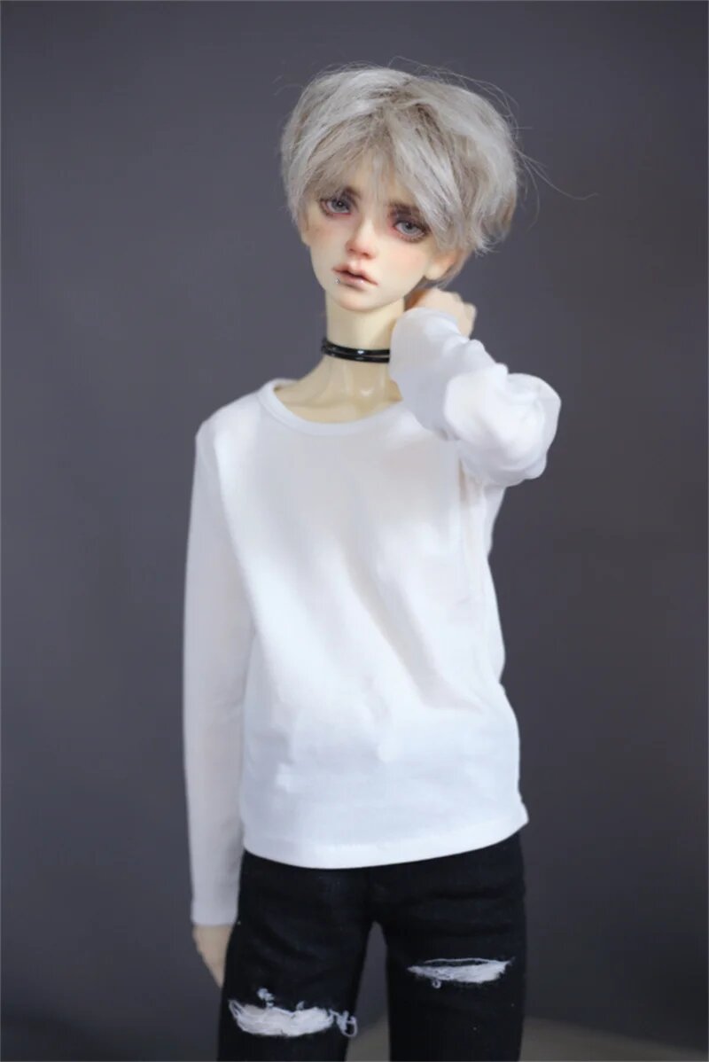 Рубашка белая для куклы BJD SD10 female