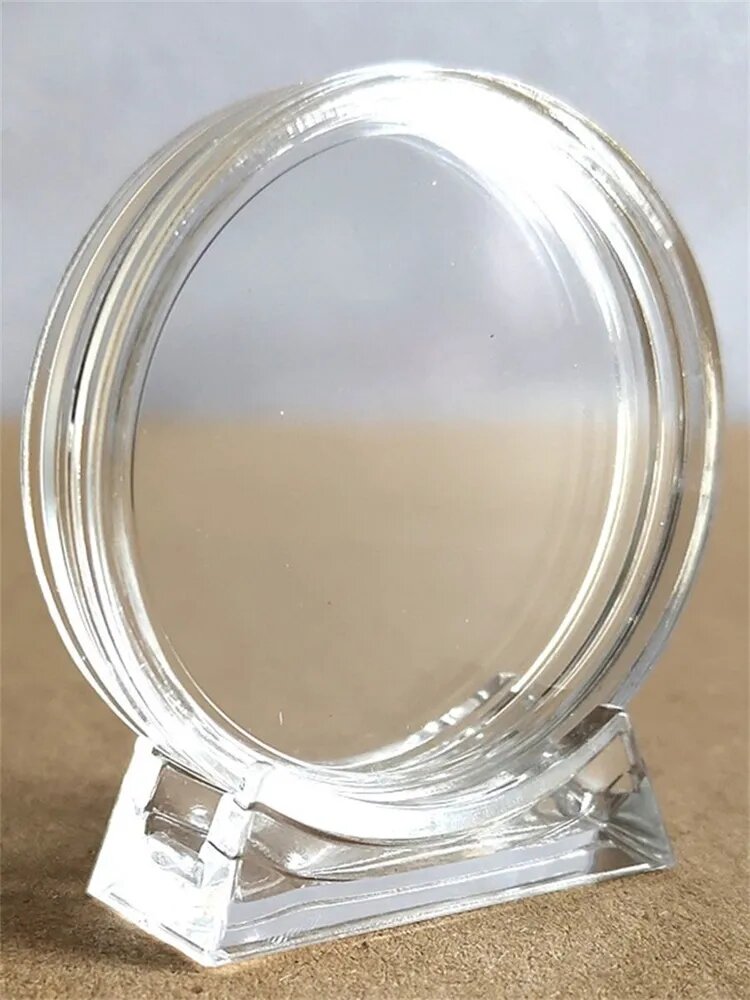 Рамка для монет с подставкой с прозрачной