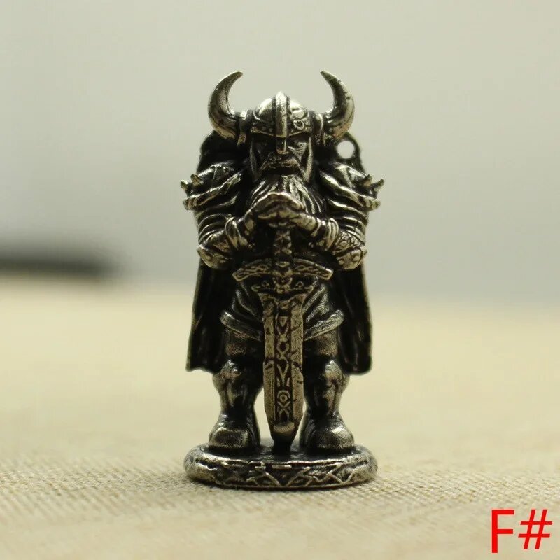 Медные японские фигурки Shogunate Samurai, солдат, миниатюры, винтажная металлическая модель, статуэтка, украшение для рабочего стола