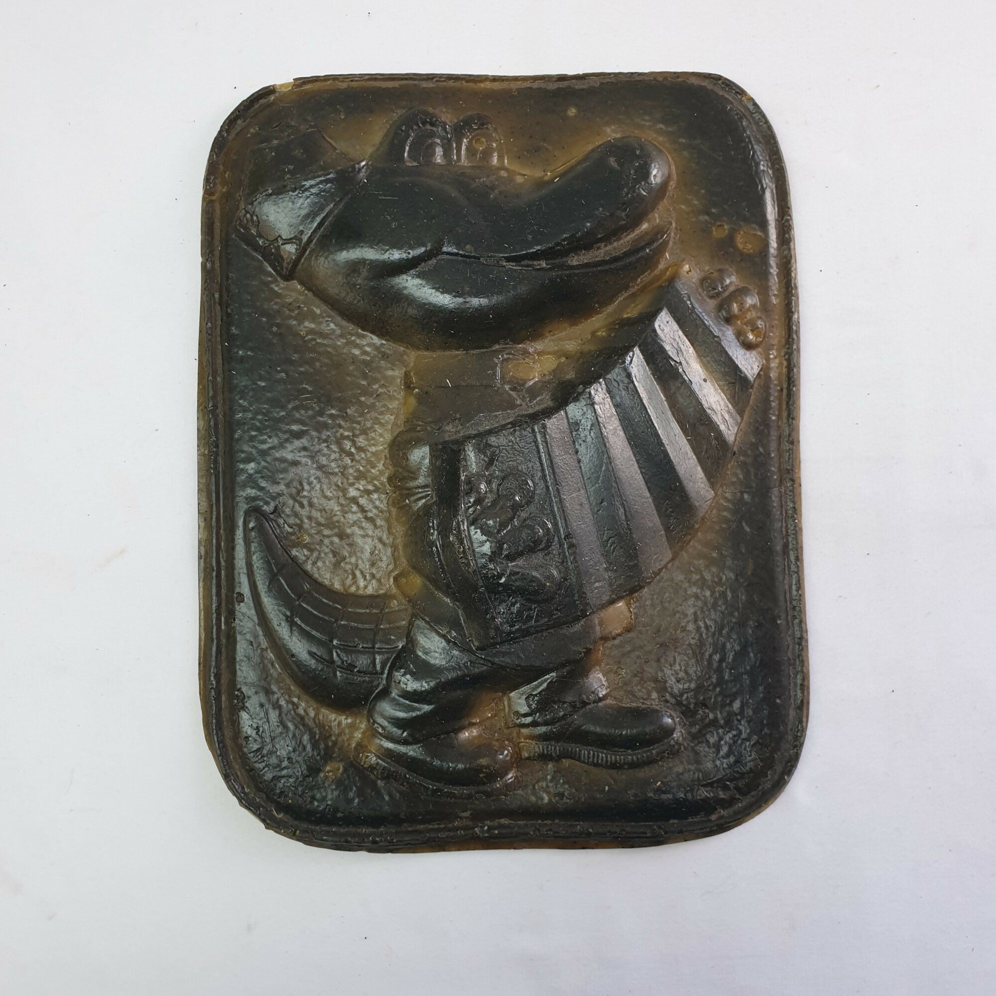 Винтажное панно СССР. Редкое из серии мультфильм, эпоксидная смола или пластик. 22 х 29 см.