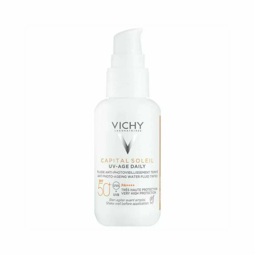 Солнцезащитный флюид Vichy UV-Age Daily SPF 50+ для лица против признаков фотостарения, 40 мл