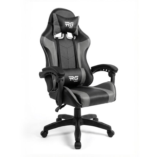 Игровое кресло Byroom RG BAN leather black/grey BRG813L-B/G