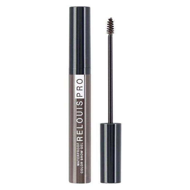 Relouis Гель для бровей водостойкий оттеночный Pro Waterproof Color Brow Gel, Тон 04 Dark Brown