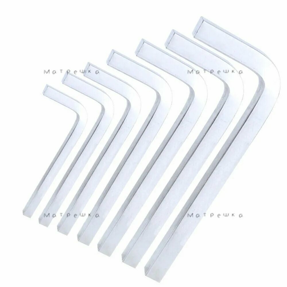 Набор инструментов, L-образный ключ 3 10 мм для окон и дверей, квадратный ключ для четырехгранных винтов, 1 комплект из 7 штук