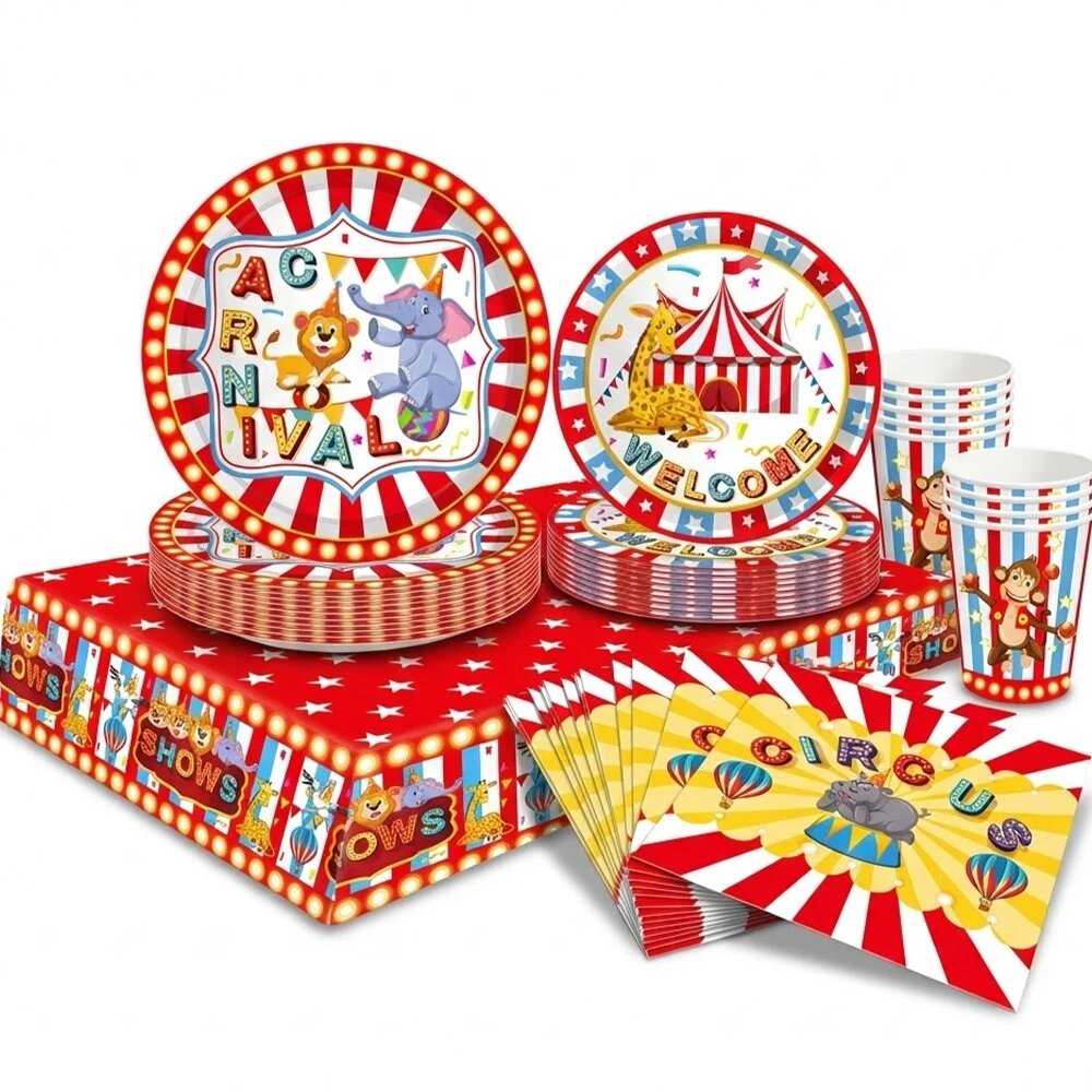 Набор посуды Circus Carnival, 28pcs — фото 1