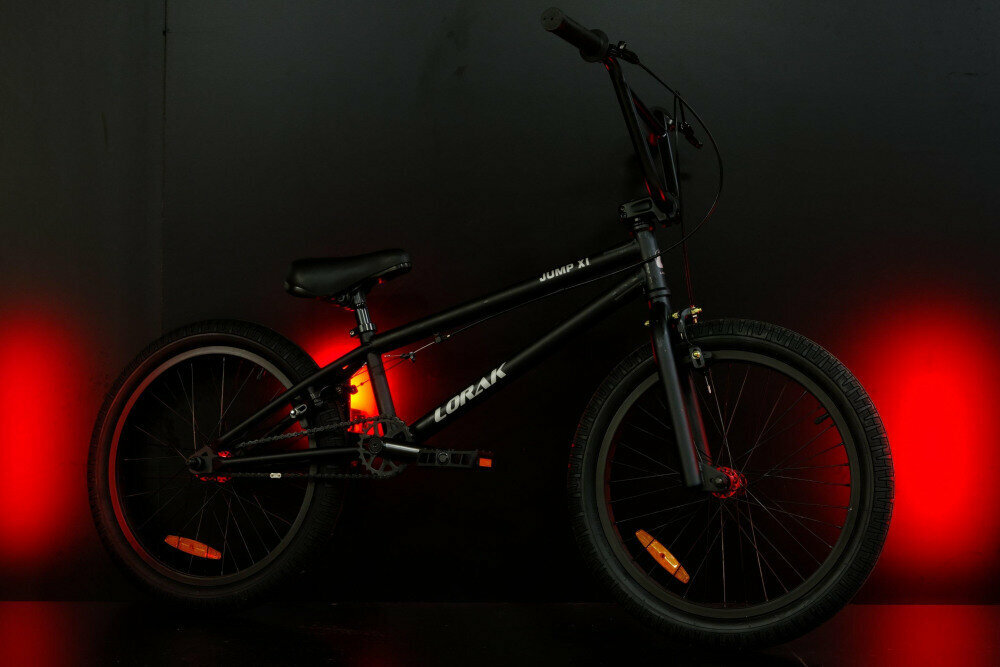 Велосипед BMX для детей и взрослых LORAK Jump X1 матовый черный
