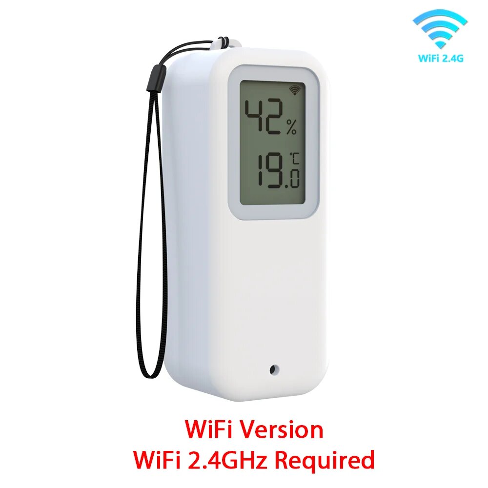 Датчик температуры и влажности Smart Life Tuya WiFi Version