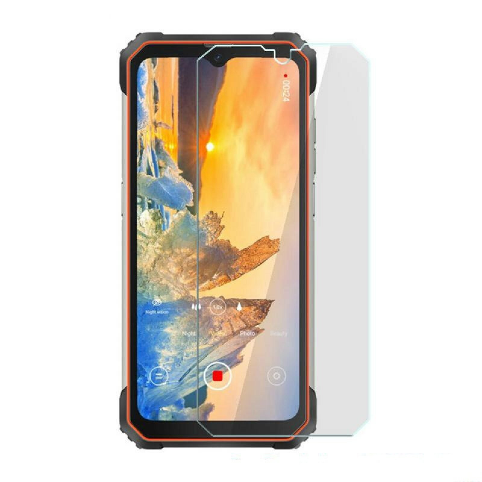 Защитное стекло MyPads Forti Glass для Blackview BL8800 / BL8800 Pro с противоударной и олеофобной защитой