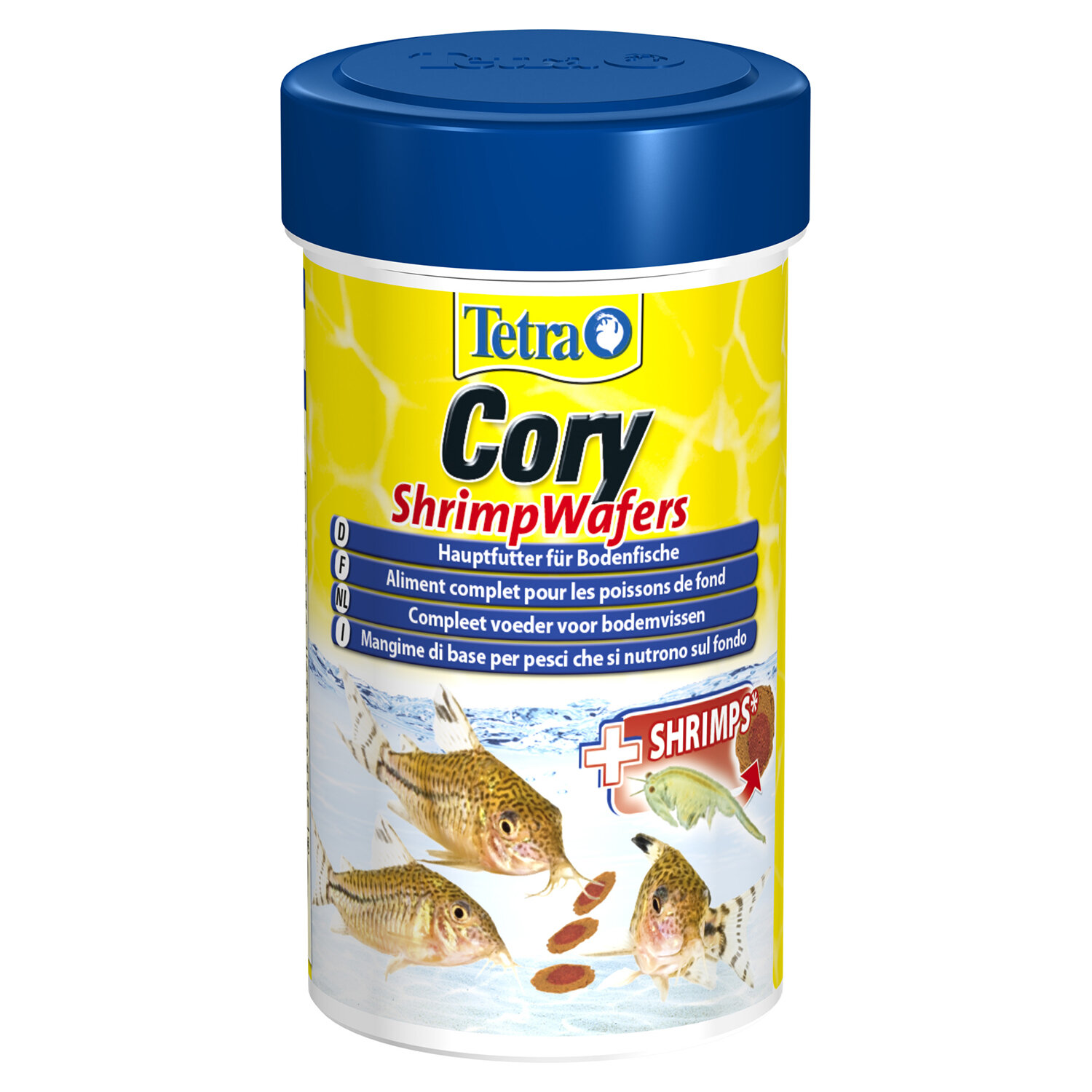 Корм-пластинки с добавлением креветок для сомиков-коридорасов TetraCory Shrimp Wafers, 100 мл