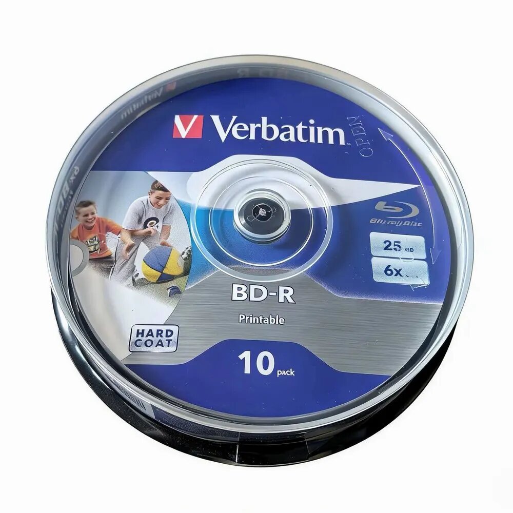 Verbatim BD-R 25 Гб 6X записываемые Синие лучи диски BDR Blank Bluray диски 10 шт./лот