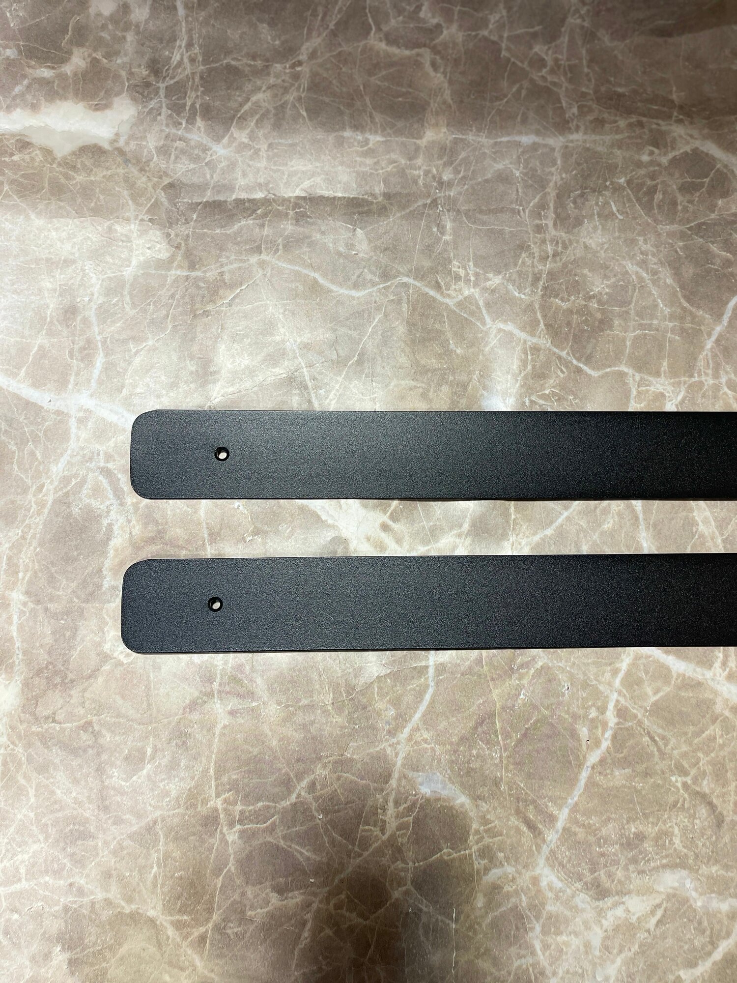 Планка для столешниц 38мм торцевая универсальная, черная (2 шт)