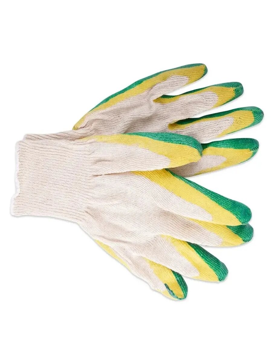 Защитные хозяйственные перчатки с двойным латексом