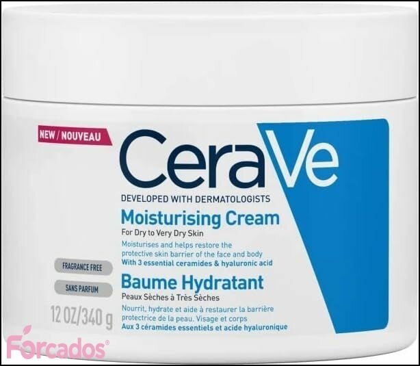 Крем CeraVe для сухой кожи лица тела и рук 340 мл Франция