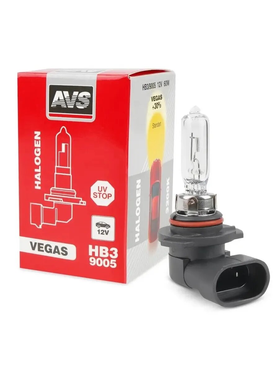 Галогенная лампа Vegas HB3/9005, 12 V, 65 W, 1 шт.