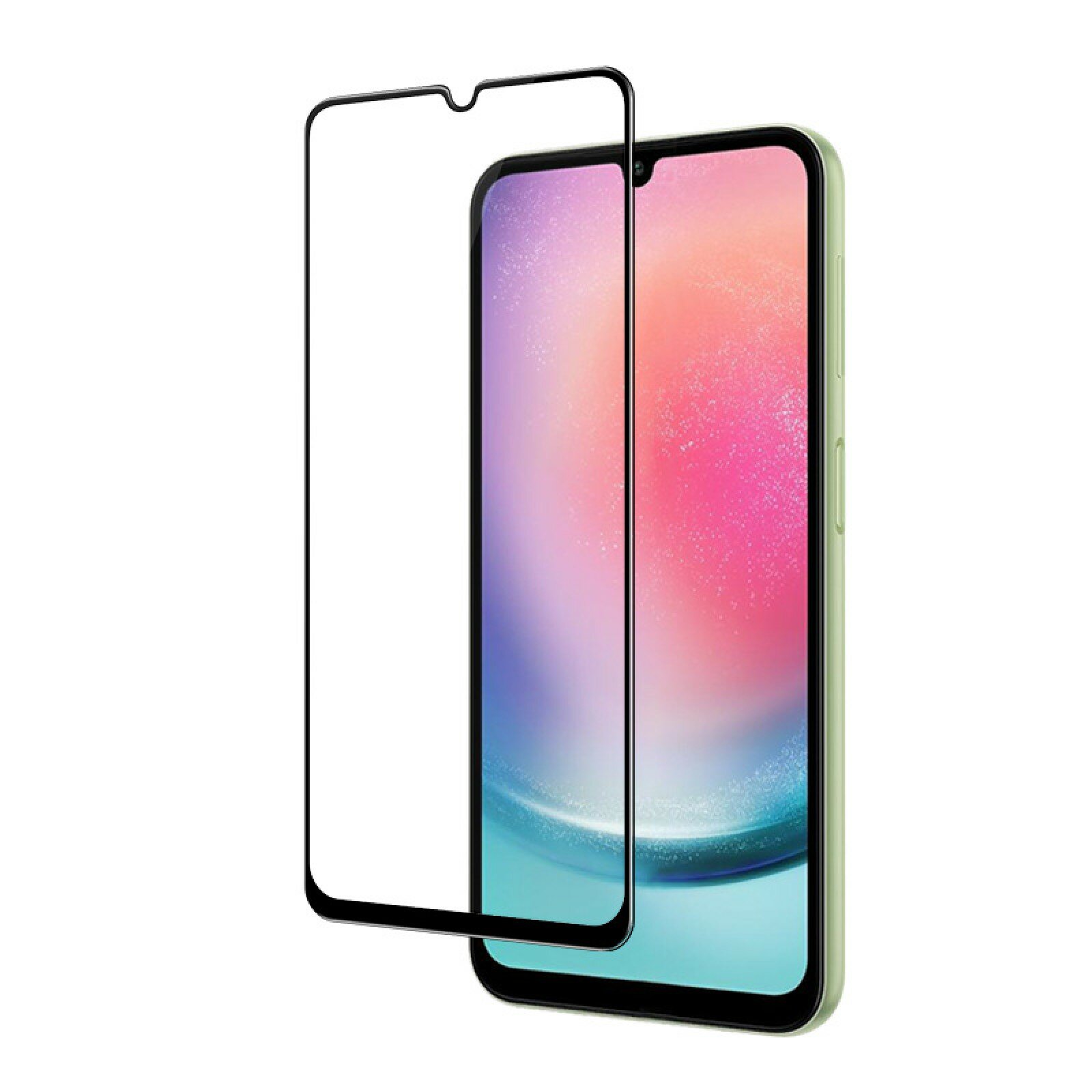 3D/5D защитное стекло MyPads 5D Forti Glass для Samsung Galaxy A05 и Galaxy A05 s с закругленными краями