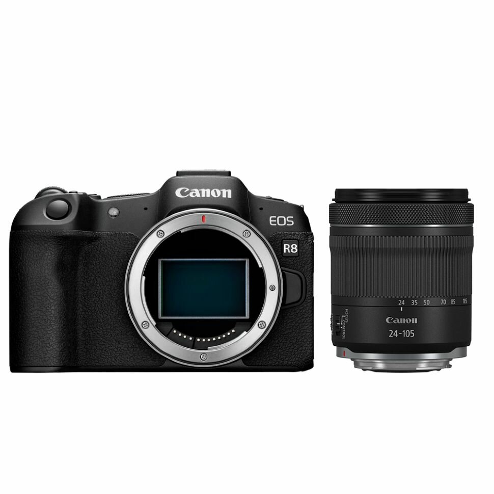 Беззеркальная камера Canon EOS R8 + RF 24-105mm F4-7.1 IS STM Kit