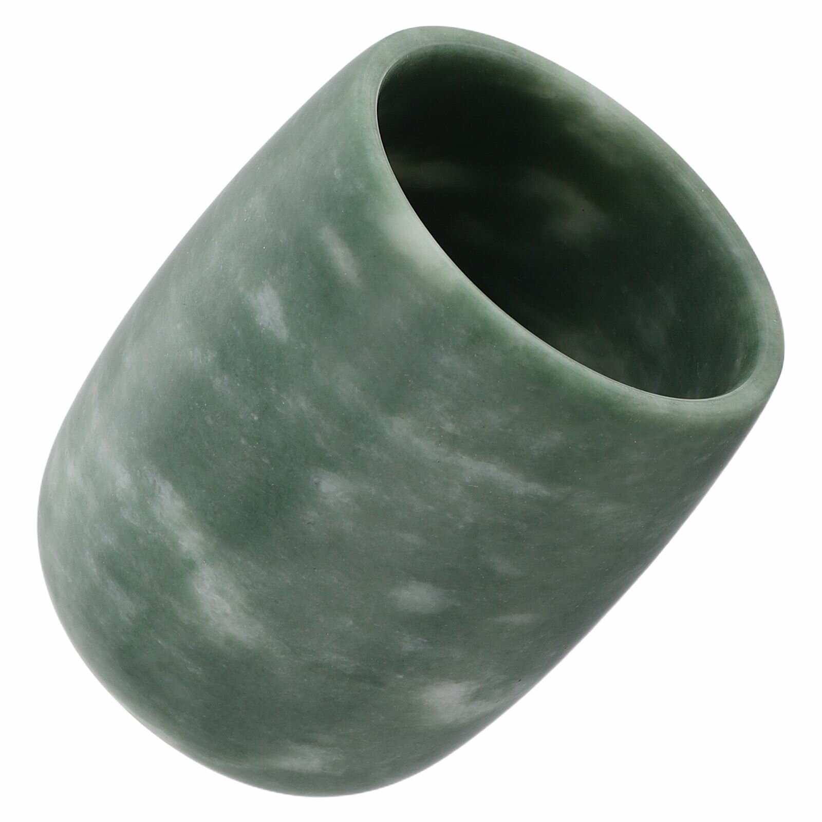 Зеленая кристальная чайная чашка из натурального камня для свадебного чаепития