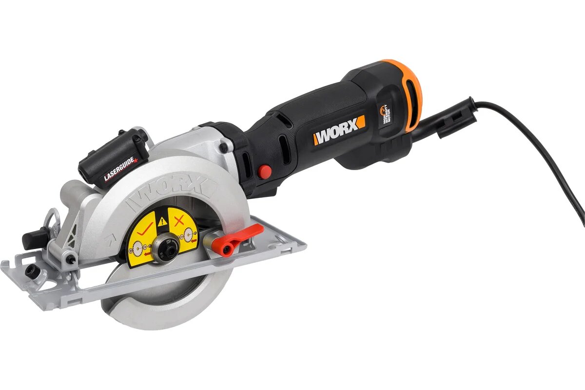 Пила дисковая WORX WX437, 800Вт, 120 мм, 4200 оборотов в мин, кабель 1,5 м