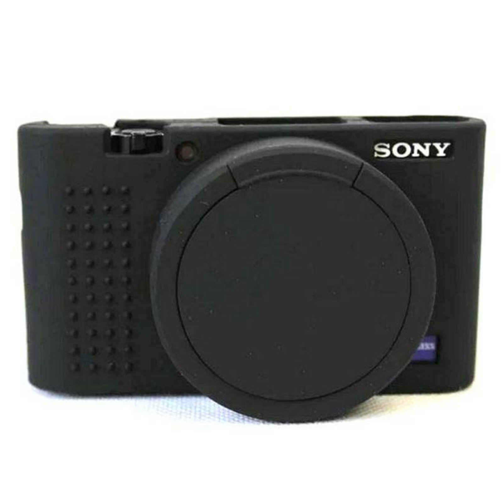 Защитный силиконовый чехол MyPads Bypass Antiurto для фотоаппаратов Sony Cyber-shot RX100 III - RX100M7 черный