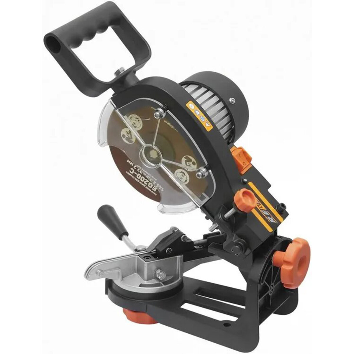 Станок заточной Rezer EG-200-C 03.013.00030, черный/оранжевый, 200 Вт, 3000 об/мин