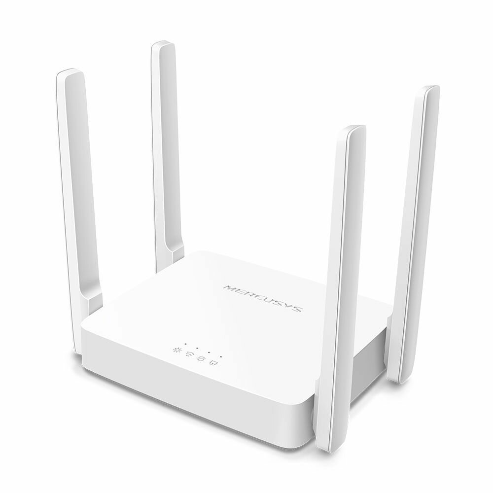 Mercusys AC10 Двухдиапазонный Wi-Fi роутер AC1200, до 300 Мбит/с на 2,4 ГГц + до 867 Мбит/с на 5 ГГц