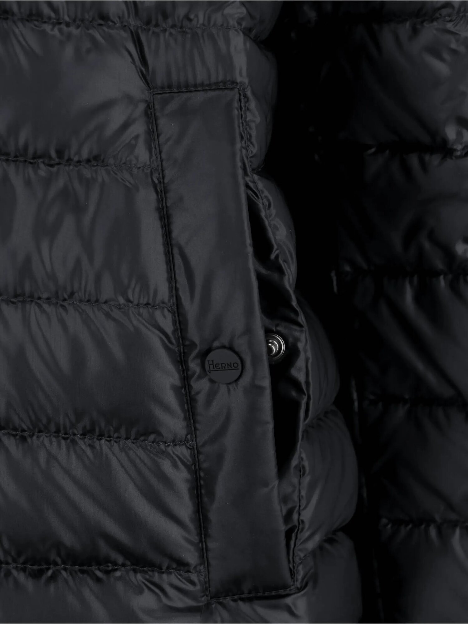 Куртка Herno Quilted jacket, размер 52, black/black — фото 1