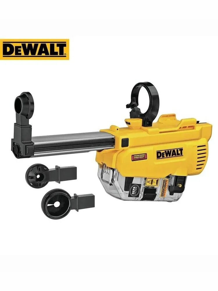 DEWALT DWH205DH пылеуловитель для DCH263 SDS вращающийся молоток d-ручка 1-1/8 дюйма HEPA Cannister прочный высокопроизводительный экстрактор