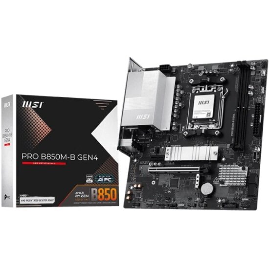 Материнская плата Msi PRO B850M-B GEN4 (AM5, mATX)