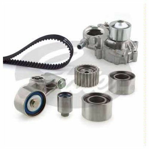 Ремень грм зубчатый с водяным насосом и роликами, комплект Gates KP25612XS1 для Subaru Forester, Impreza, Legacy IV