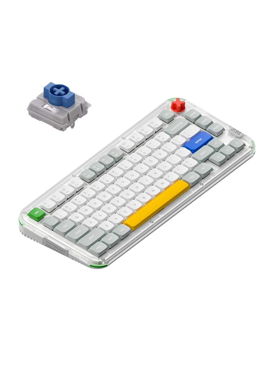 Клавиатура NuPhy Kick75 (Low-Profile Silver nano Switch) Eng/Rus