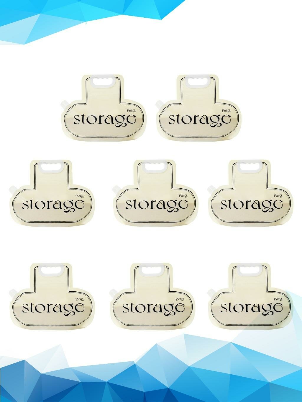 Прозрачный самоподдерживающийся мешок для хранения зерна, 8