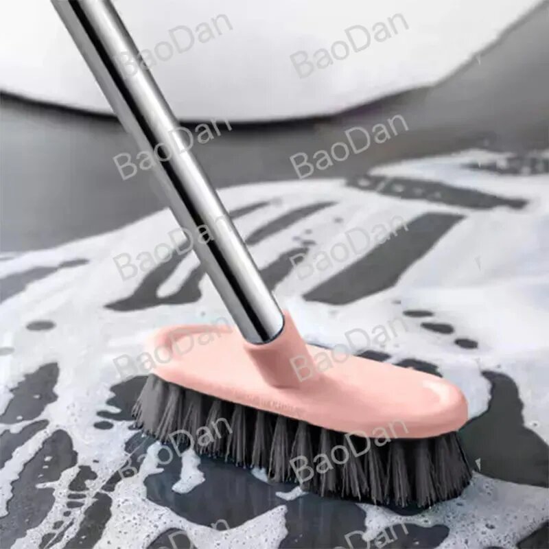 Палубная жесткая щетка шробер для уборки с черенком